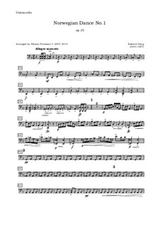 Complete set (Four Norwegian Dances, Op.35) by E. Grieg on MusicaNeo