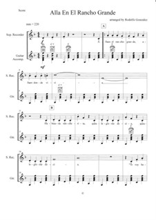 Alla En El Rancho Grande by folklore - free download on MusicaNeo