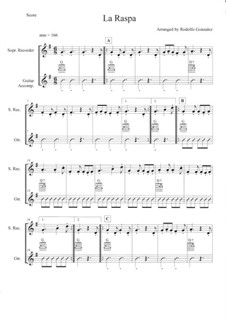 La Raspa by folklore - sheet music on MusicaNeo