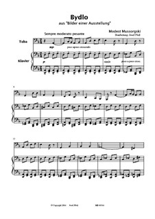 No.4 Bydlo (Pictures at an Exhibition) by M. Mussorgsky on MusicaNeo