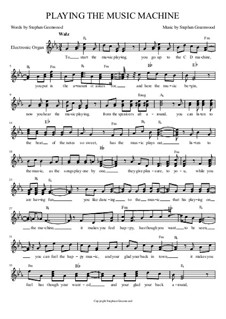 Playing The Music Machine by S. Greenwood - sheet music on MusicaNeo