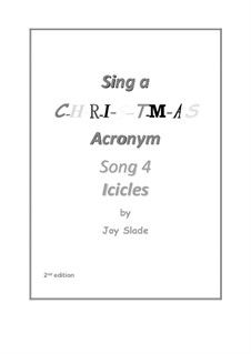 Sing A Christmas Acronym (2nd edition) by J. Slade on MusicaNeo