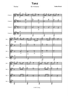 Tanz, Op.1 by S. Brack - sheet music on MusicaNeo