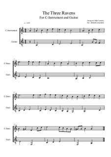 The Three Ravens by Unknown (works before 1850) on MusicaNeo