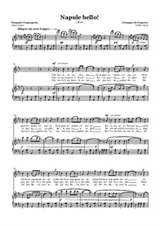 Napule bello! by G.d. Gregorio - sheet music on MusicaNeo