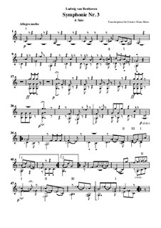 Movement IV (Symphony No.3 'Eroica', Op.55) by L.v. Beethoven on MusicaNeo