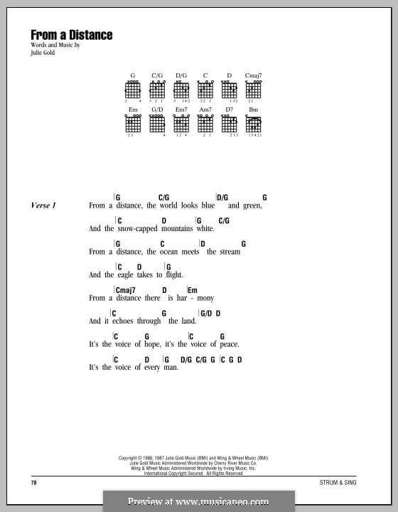 Go The Distance Guitar Chords