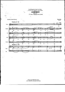 Ashrei by B. Shur - sheet music on MusicaNeo