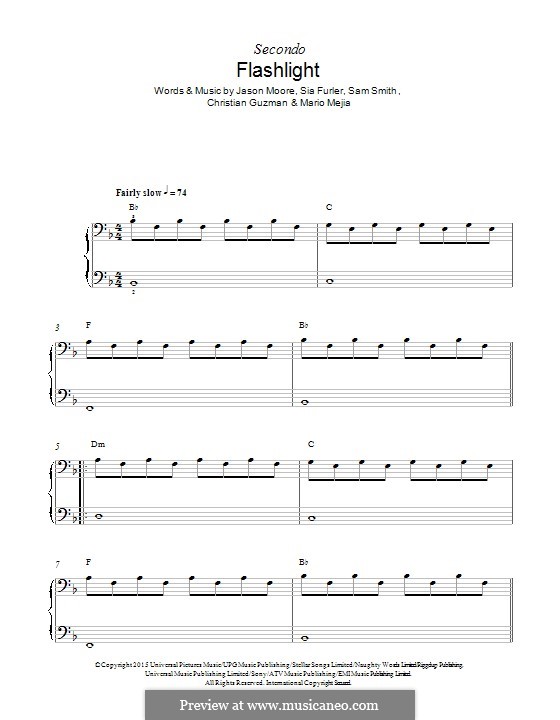 Flashlight (from Pitch Perfect 2) by Sam Smith, S. Furler, C. Guzman, J. Moore, M. Mejia on ...