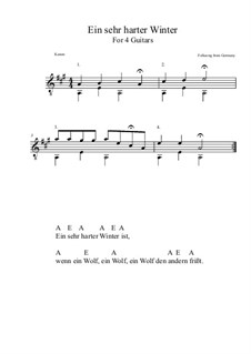 Ein sehr harter Winter by folklore - free download on MusicaNeo