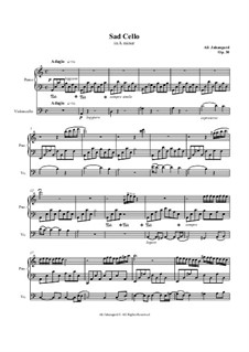 Sad Cello, Op.30 by A. Jahangard - free download on MusicaNeo