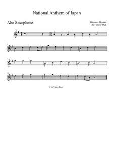 Kimigayo (Japanese National Anthem) by H. Hayashi on MusicaNeo