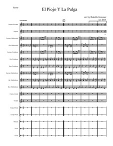 El Piojo Y La Pulga by folklore - sheet music on MusicaNeo
