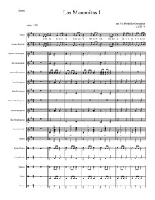 Las Mananitas by folklore - sheet music on MusicaNeo
