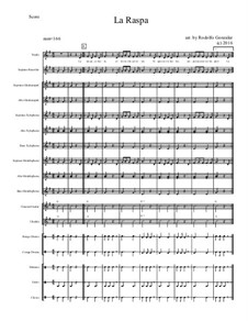 La Raspa by folklore - sheet music on MusicaNeo