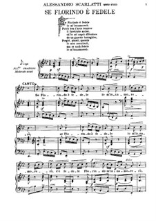 Se Florindo e fedele by A. Scarlatti - sheet music on MusicaNeo