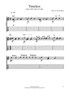 Timeless by D. Klüttig - sheet music on MusicaNeo