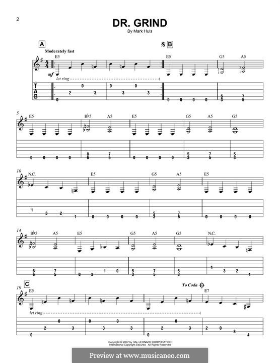 Dr. Grind by M. Huls - sheet music on MusicaNeo