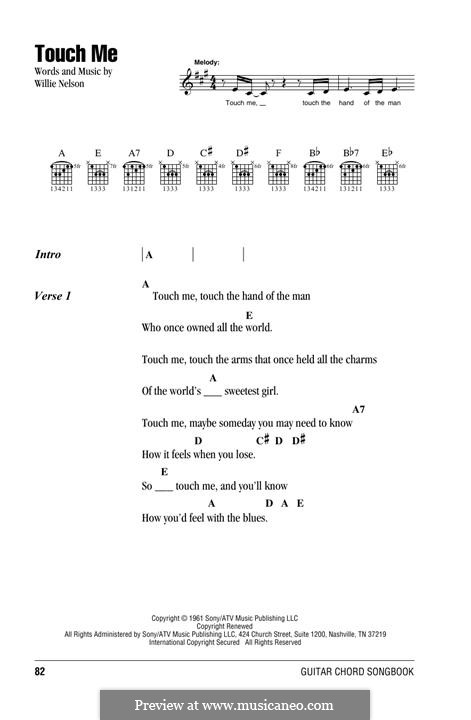 Touch Me by W. Nelson - sheet music on MusicaNeo