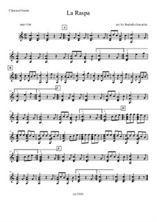 La Raspa by folklore - sheet music on MusicaNeo