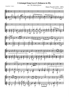 The Indian Queen, Z.630 by H. Purcell - sheet music on MusicaNeo