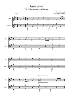 Jamie Allen by folklore - sheet music on MusicaNeo