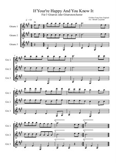 If You're Happy and You Know It by folklore - sheet music on MusicaNeo