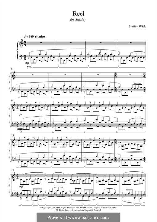 Reel by S. Wick - sheet music on MusicaNeo