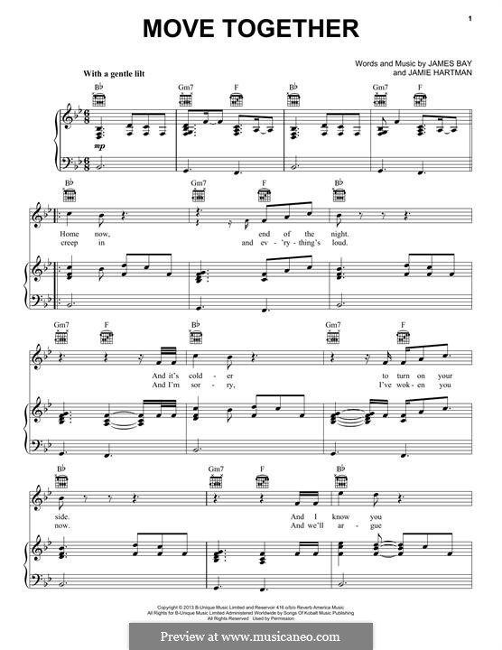 Move Together by J. Hartman, J. Bay - sheet music on MusicaNeo