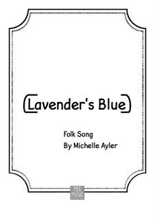 Lavender Blue by folklore - sheet music on MusicaNeo