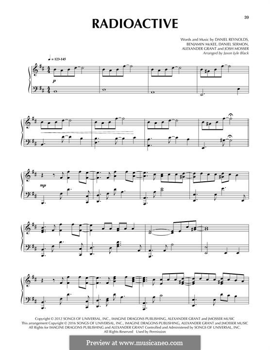 Radioactive Violin Sheet Music