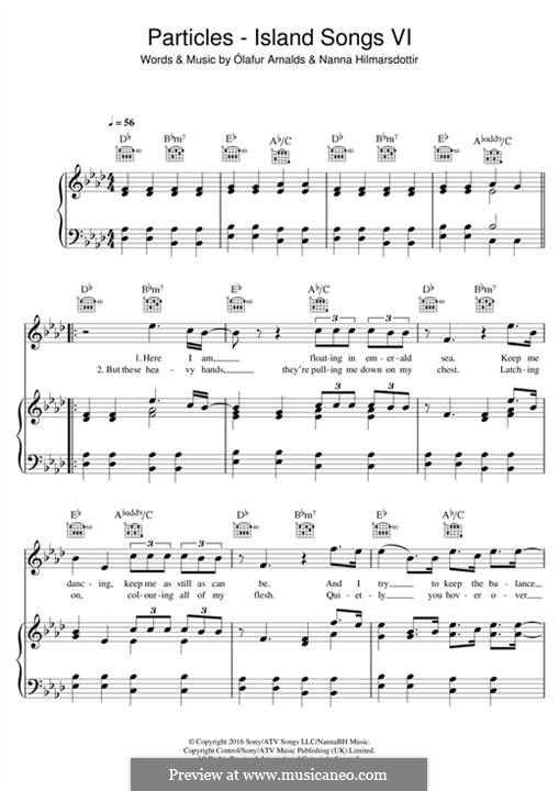 Particles by Ó. Arnalds, N.B. Hilmarsdottir - sheet music on MusicaNeo