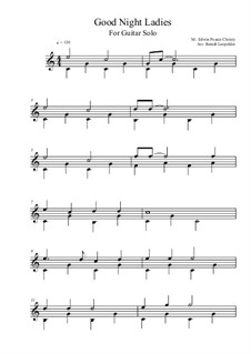 Goodnight, Ladies by E.P. Christy - free download on MusicaNeo