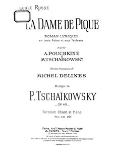 Complete Opera (The Queen of Spades, TH 10 Op.68) by P. Tchaikovsky on ...