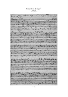 Concerto for Flute and Strings in D Major, TWV 51:D1 by G.P. Telemann ...
