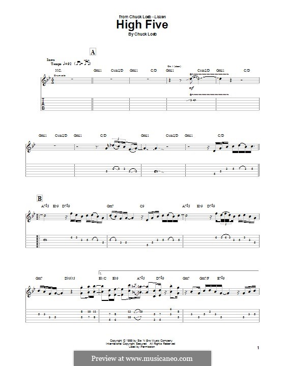 High Five by C. Loeb - sheet music on MusicaNeo