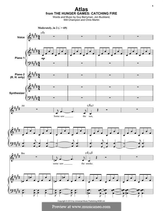 Atlas (Coldplay) by C. Martin, G. Berryman, J. Buckland, W. Champion on ...