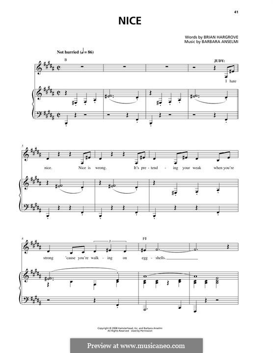 Nice by B. Anselmi - sheet music on MusicaNeo