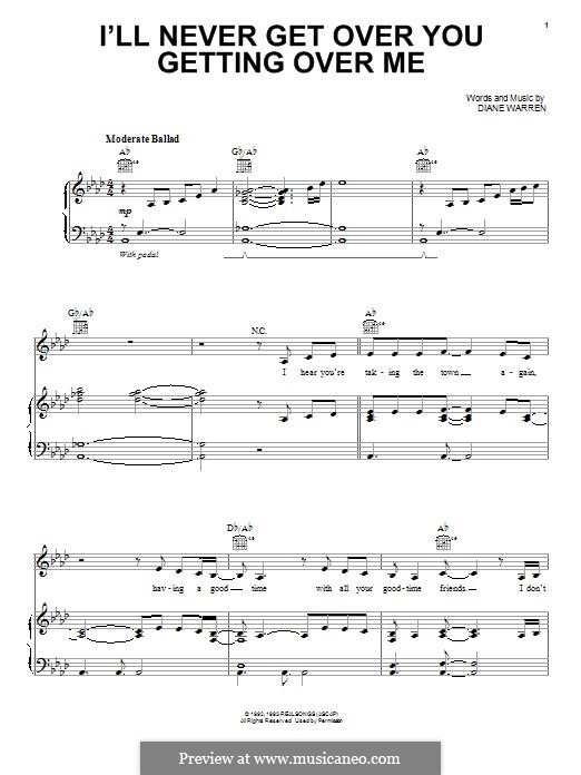 I'll Never Get Over You Getting Over Me (Expose) by D. Warren on MusicaNeo