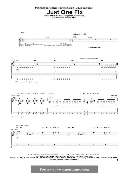 Just One Fix (Ministry) by A. Jourgensen, M. Balch, P. Barker, B ...