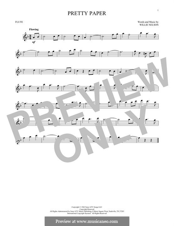 Pretty Paper by W. Nelson - sheet music on MusicaNeo