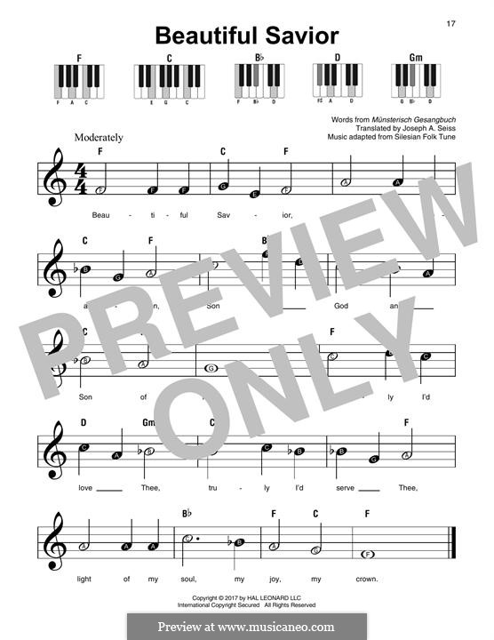 Beautiful Savior by folklore - sheet music on MusicaNeo
