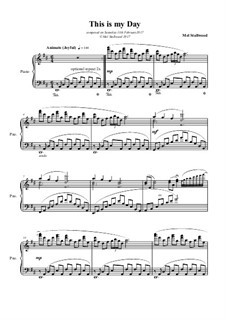 This is My Day by M. Stallwood - sheet music on MusicaNeo