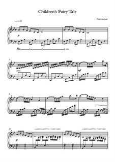 Children's Fairy Tale by Paul August - sheet music on MusicaNeo