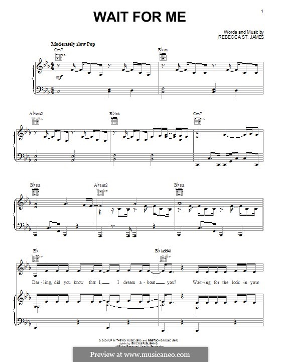 Wait for Me by R.S. James - sheet music on MusicaNeo