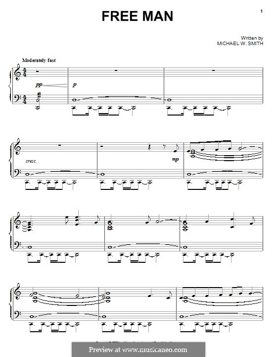 Free Man by M.W. Smith - sheet music on MusicaNeo