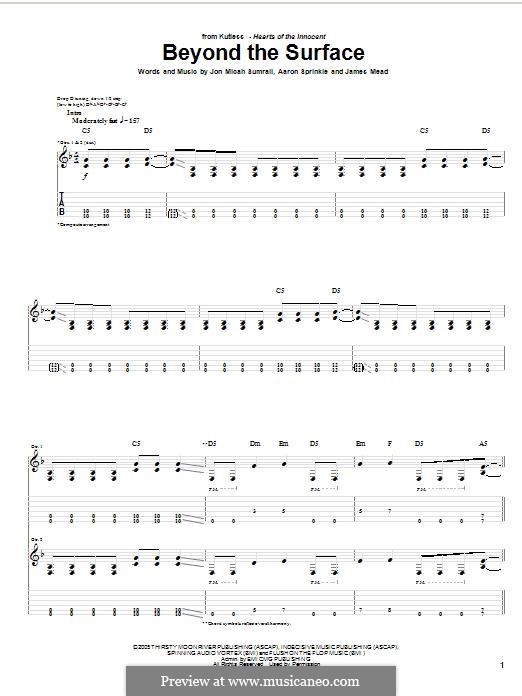 Beyond the Surface (Kutless) by J.M. Sumrall, A. Sprinkle, J. Mead on ...