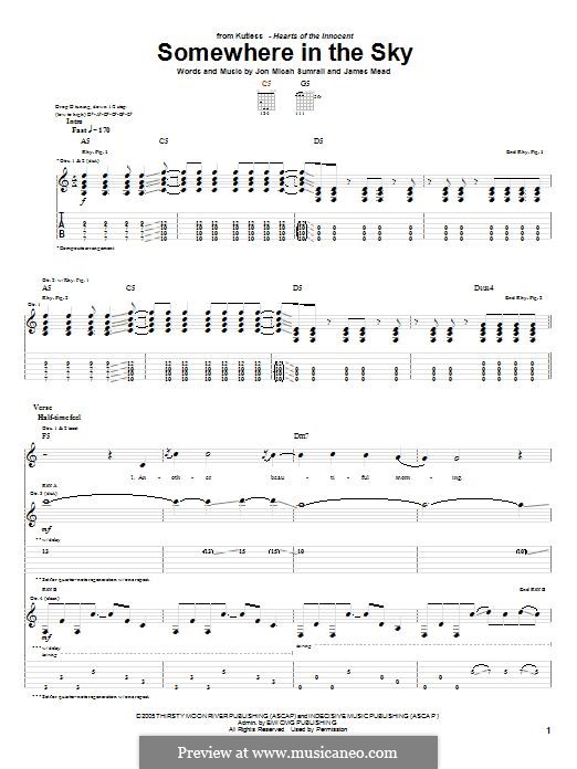 Somewhere in the Sky (Kutless) by J.M. Sumrall, J. Mead on MusicaNeo