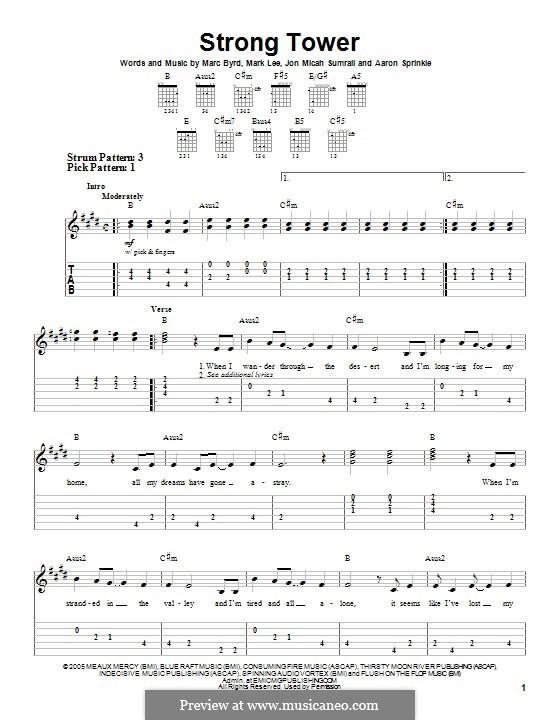 Strong Tower (Kutless) by M. Byrd, M. Lee, J.M. Sumrall, A. Sprinkle on ...