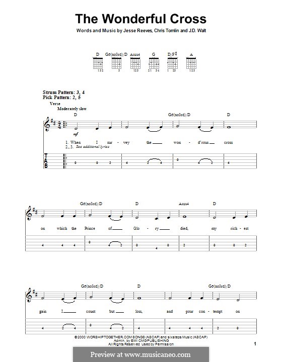 The Wonderful Cross (Phillips, Craig & Dean) by C. Tomlin, J. Reeves on ...